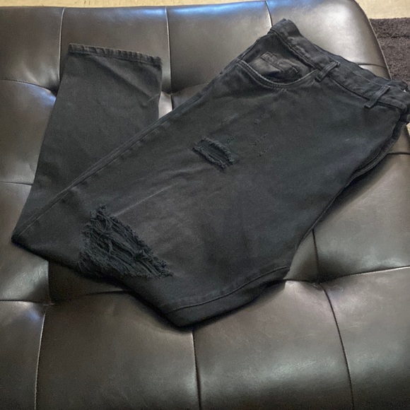 Jeans | Black Ash Wash Skinny Denim Rip Jeans | Poshmark